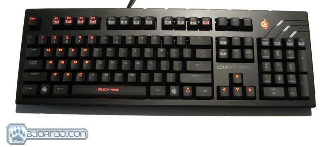 Cooler Master Quick Fire Pro Mechanical Keyboard - Bjorn3D.com