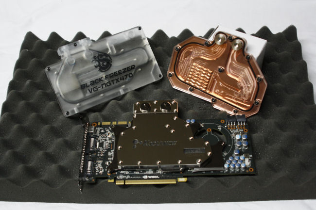 470GTX Video Card Water Block Mayhem - Bjorn3D.com